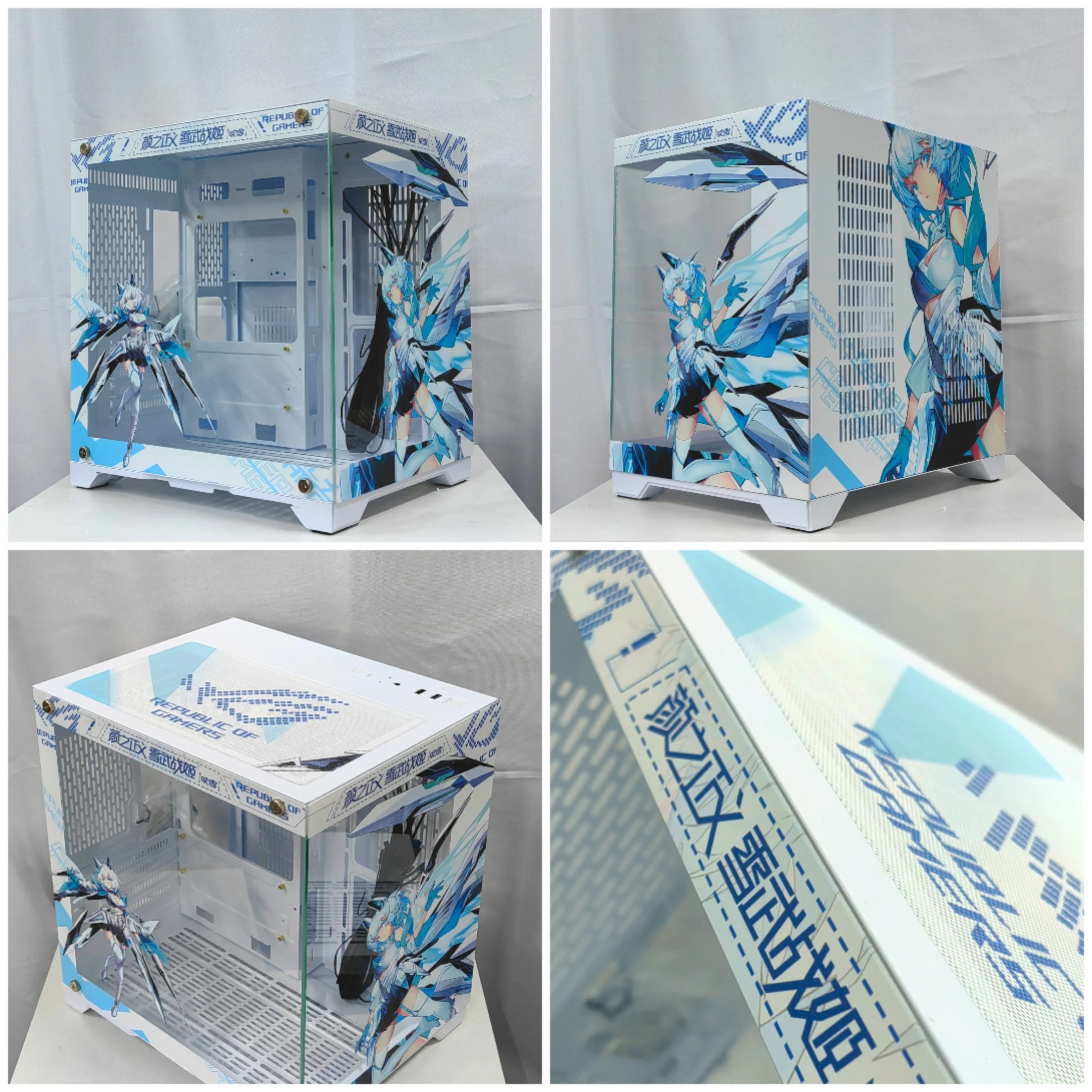 Evangelion Ayanami Rei DIY Customized Mid Tower Case
