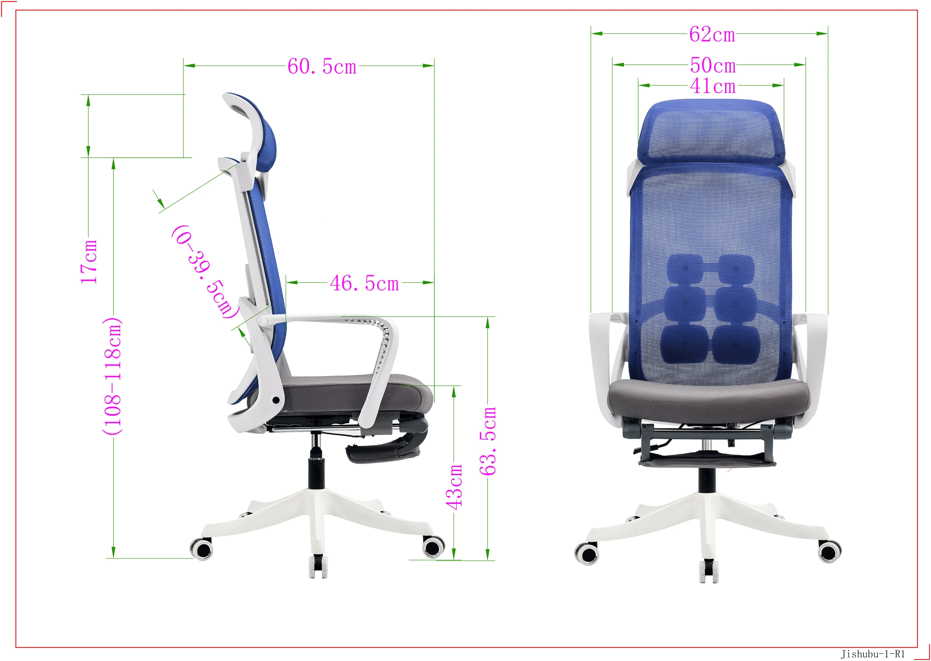 Factory Use Ergonomic Chair Tilt Tension Control Workers Corporate ...