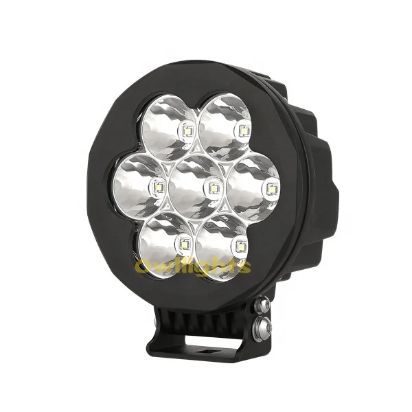 6'' Inch Round 4X4 70W Led Spotlight Car LED Spot Light Offroad Driving ...