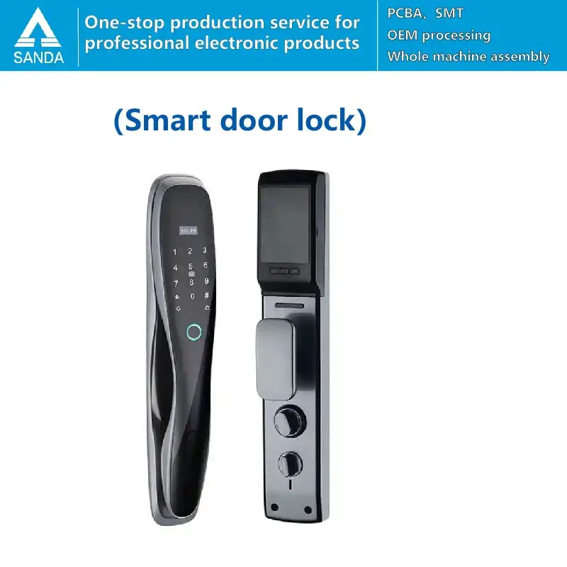 High Security Keypad Entrance Fingerprint Password Digital Fingerprint ...