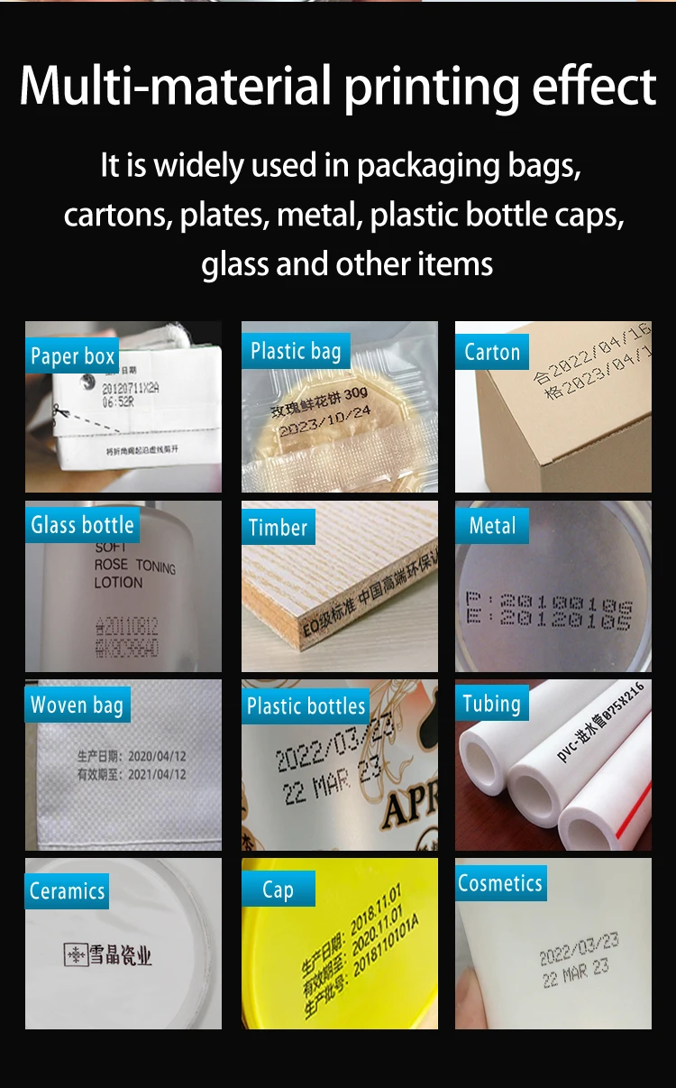 Portable Handheld Inkjet Printer Qr Code Barcode 12.7mm Label ...