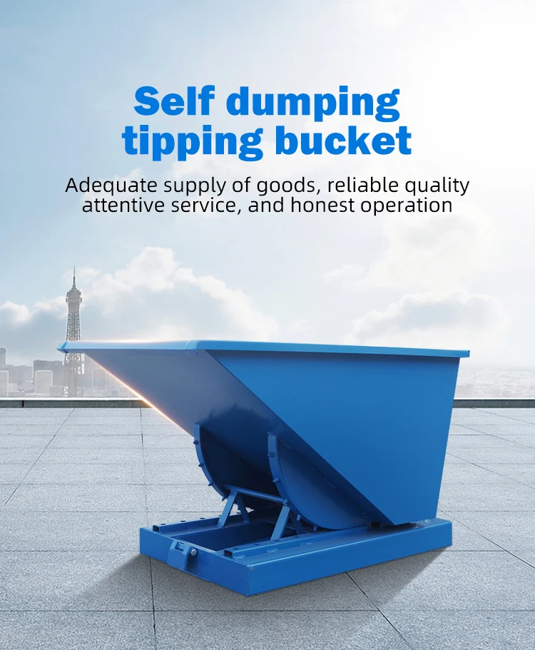 Self Tippers Bins Tipping Skips Waste Treatment Forklift Tipping ...