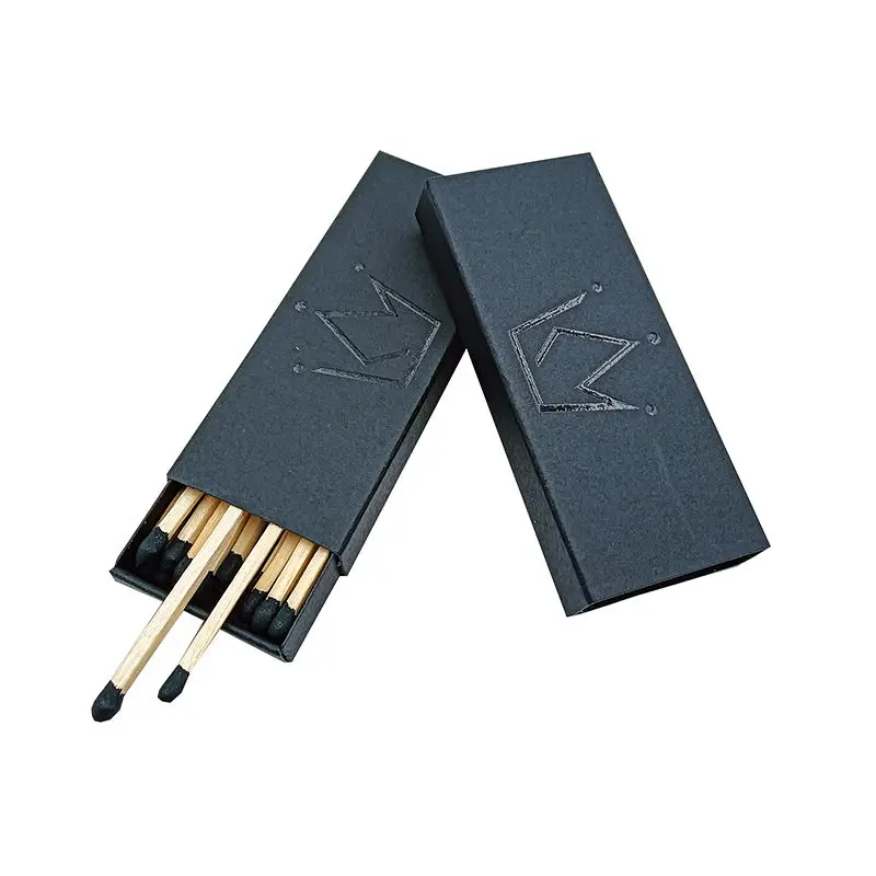 Customized Colored Tip Matchsticks Custom Matches Holder Luxury Wooden ...
