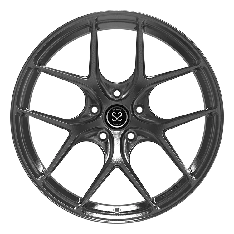 Fit To Japanese Cars 5x114.3 Gun Metal Custom 1-pc Forged Alloy Rims 18 ...