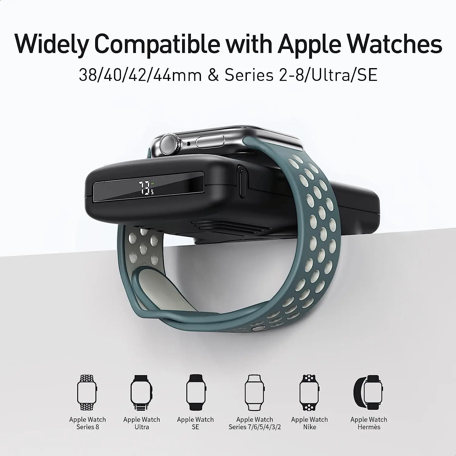 Iwalk Powerwatch - 10000mah Portable Charger for Apple Watch