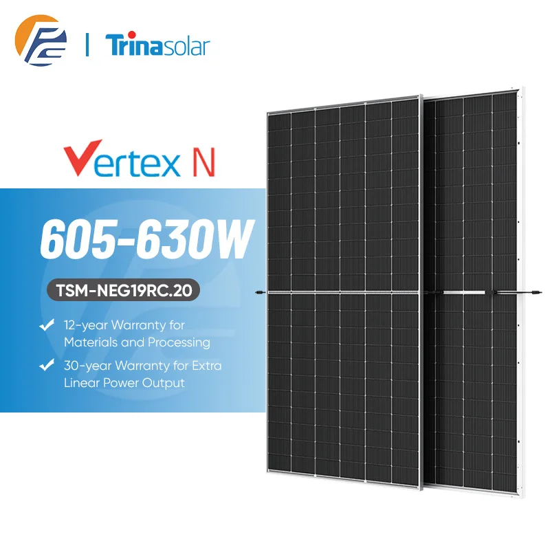 Trina Solar New Arrival Trina Vertex N Type Bifacial Solar Panels 600w ...