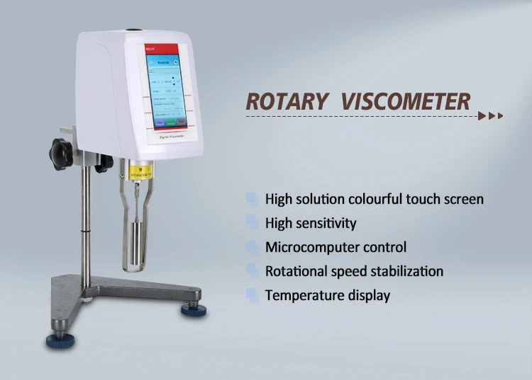 Digital Rotary Lab Viscometer with Temperature Probe and Data Output ...