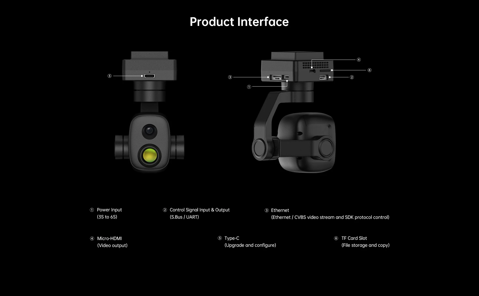SIYI ZT6 Dual-Sensor 4K Gimbal Camera - AI Enhanced Tracking