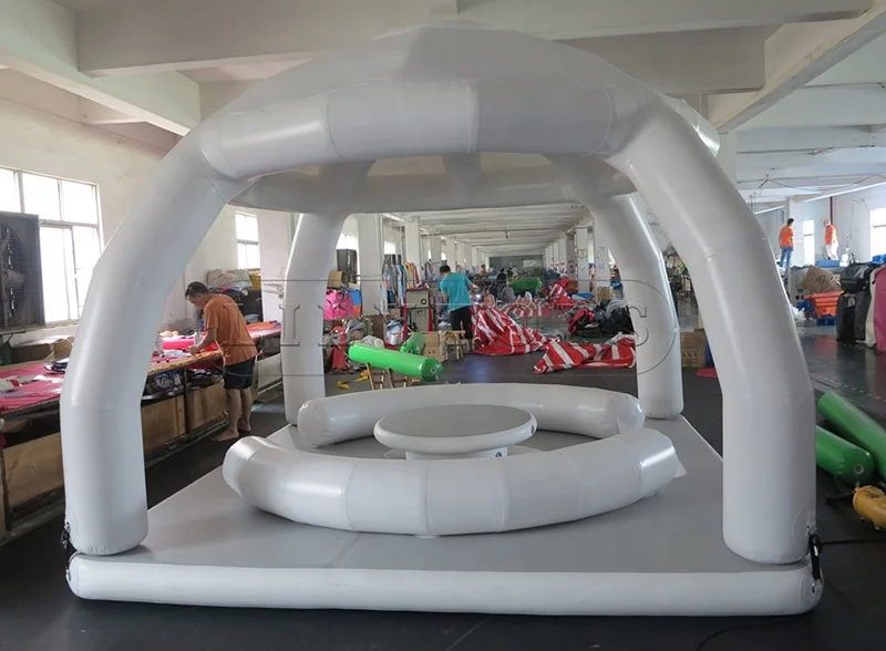 Lilytoys Leisure Inflatable Floating Island Bouncy Sofa Inflatable ...