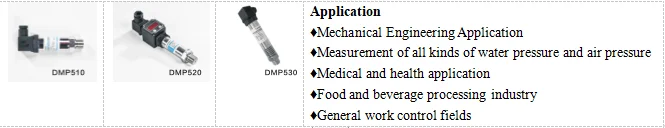 Compact High Temperature Steam Pressure Transmitter 0-5v 0-10v Silicon ...