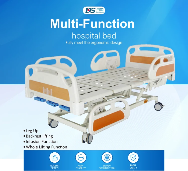Hospital Ward Equipment - Adjustable Medical Bed for Handicapped Patients