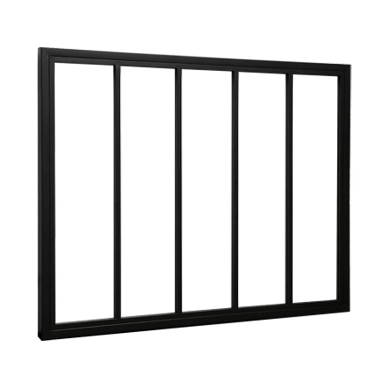 Fire Rated Black Steel Window Design Customized High Performance Steel ...