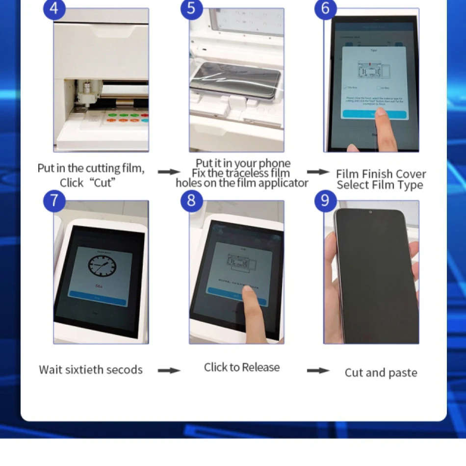 Alibaba.com: Smart Mobile Cell Phones Hdrogel TPU Screen Protective ...