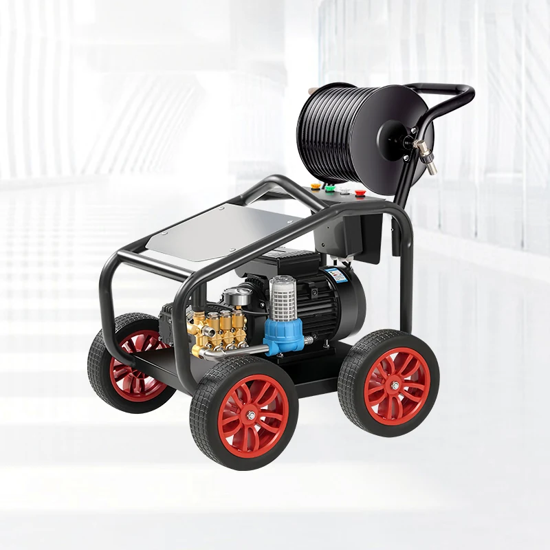 Commercial 1.6KW Electric Power Sewer Pipe Unclogging Cleaning Machine ...