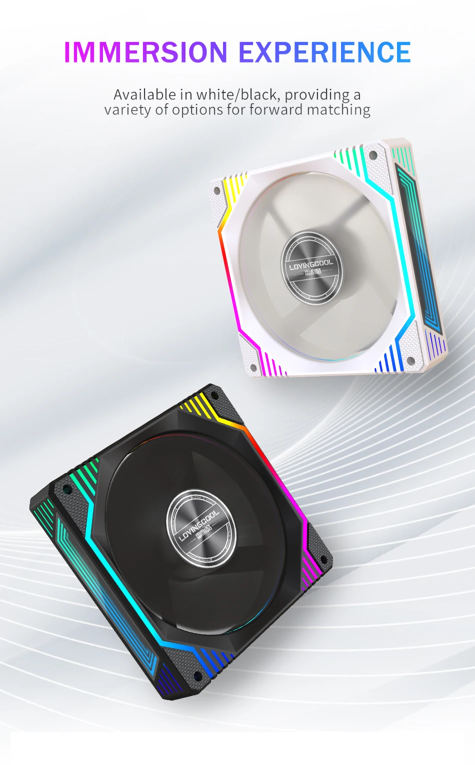 Lovingcool 2024 Factory Oem Rgb Cooling Fan 120mm Computer 12v Cpu ...