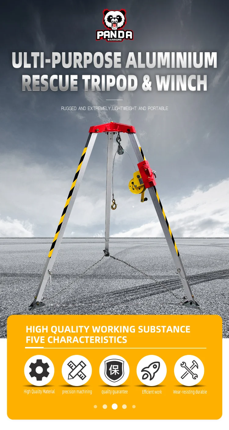 Safety Confined Space Kit Winch Heavy Duty Rescue Tripod - Buy Heavy ...