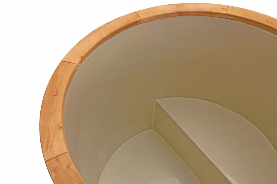 Modern Design Wooden Cold Plunge Tub for Outdoor Recovery