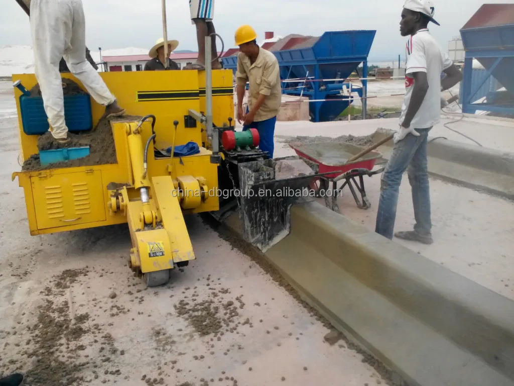 Road Construction Concrete Curbing Kerb Machine for Sale - 1 Year ...