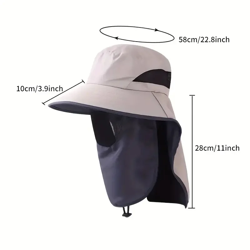 Fishing Hat For Men & Women Outdoor Uv Sun Protection Wide Brim Hat ...