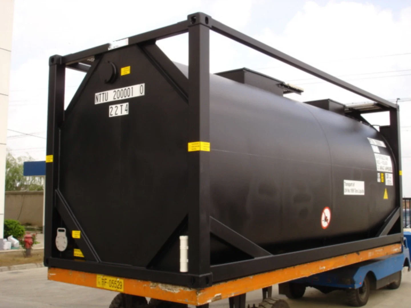 Iso Tank Container 20ft 40ft Bitumen/asphalt/pitch Tanker Container Low ...