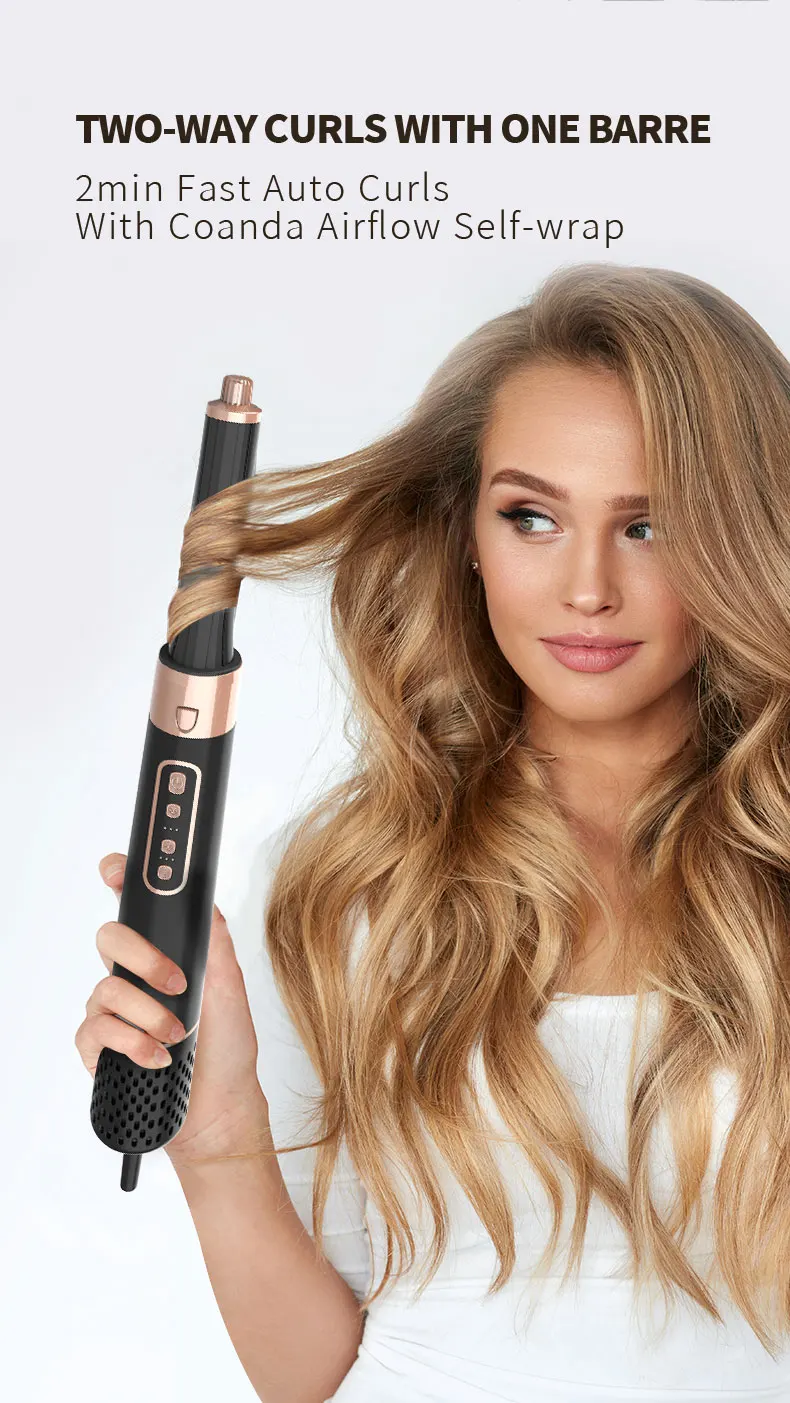 5 in 1 Hair Styler - Professional Styling Tool for Hotel, Home, and Salon