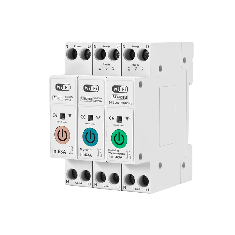 TUYA WiFi smart Circuit Breaker Switch Wireless Remote Control Smart ...