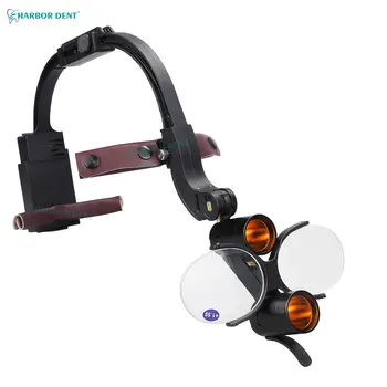 Dental Led Headlight Binocular Loupes 2.5x 3.5x Headband Type 5w ...