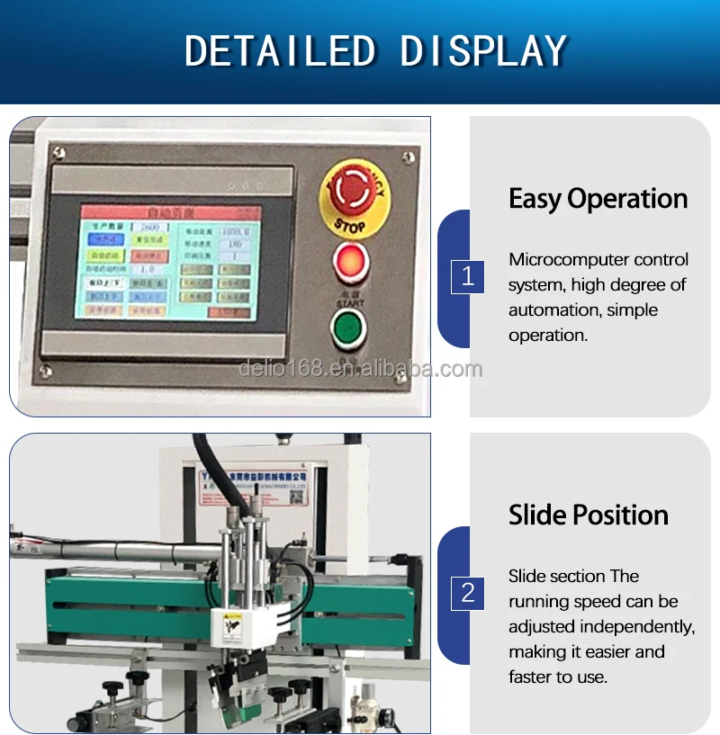 1 Color Flat Screen Printer Automatic Conveyor Belt Screen Printing ...