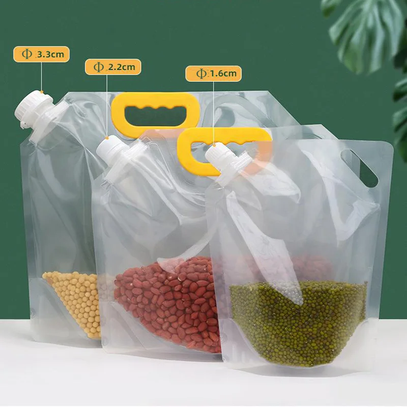 5 Liter Gallon Portable Drinking Containers Packaging Spout Pouch Water ...