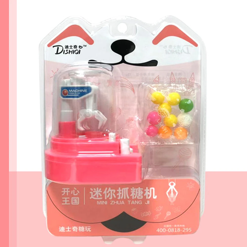 Mini Candy Claw Machine Plastic Kids Educational Candy Grabber Toys ...