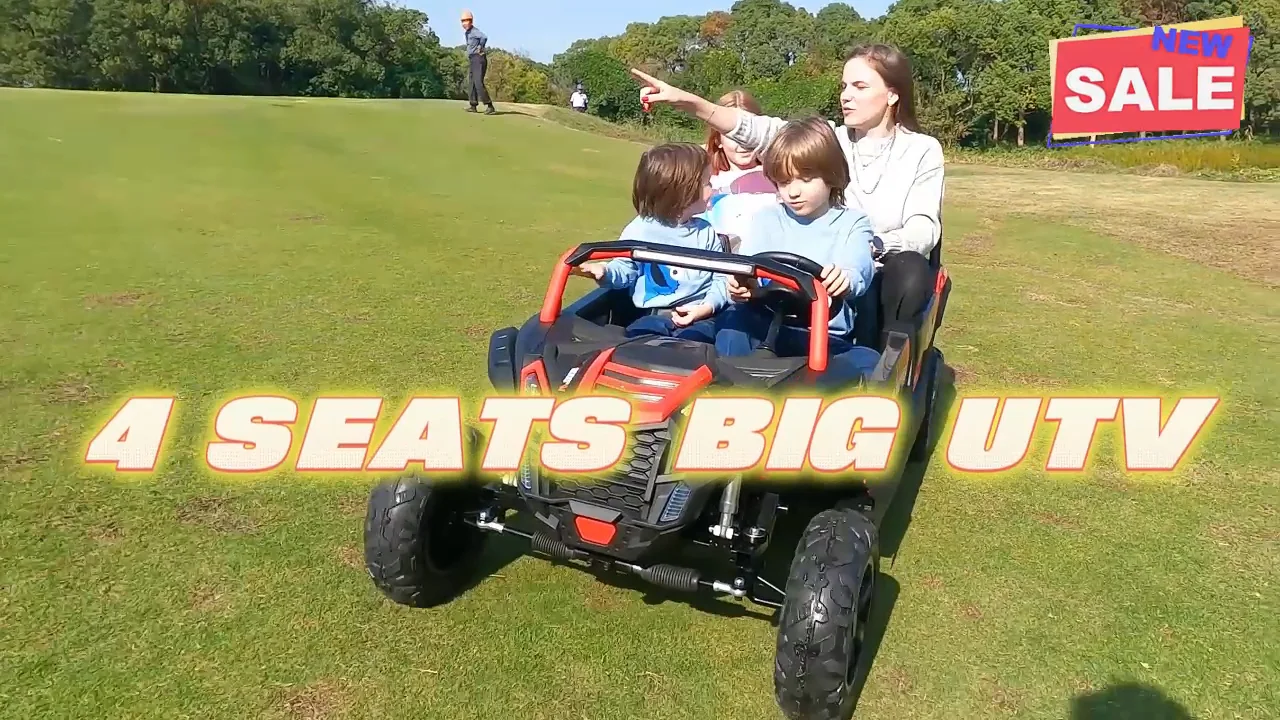 Good Quality 4 Seater Kids Electric 24v 4x4 Big Utv Ride On Car For ...