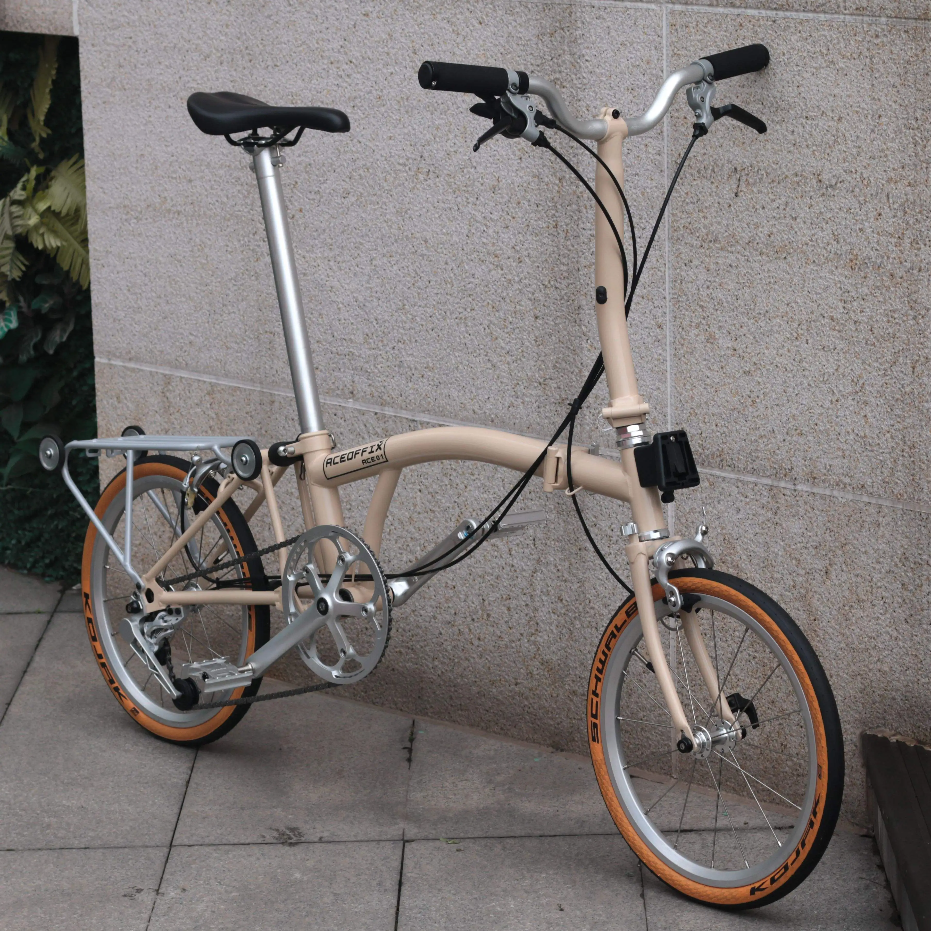 Lightweight & Portable 16 Inch Mini Folding Bike with 7 Speed Gear