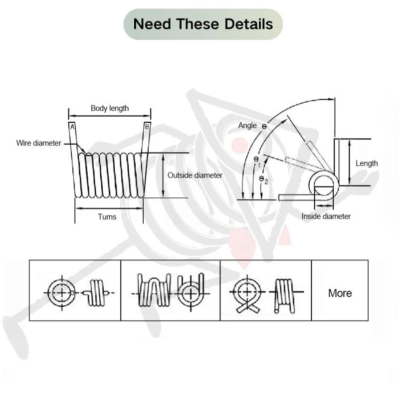Hair Clip Spring Supplier - Torsion Spring for Industrial Use