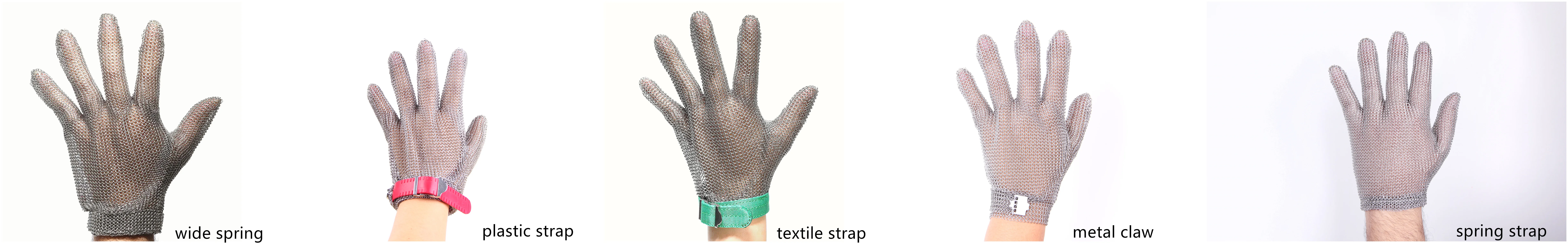 Stainless Steel Chainmail Cut Resistant Safety Gloves for Buther ...