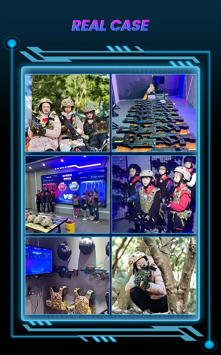 Multiplayer Wireless Laser Tag Equipment for Outdoor & Indoor