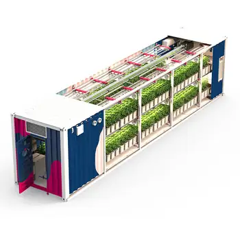 Artificial Microclimate Ecosystem Solution Container Farming Greenhouse ...