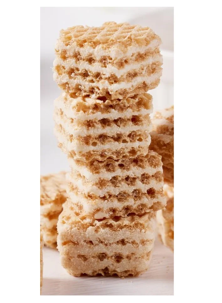 Mini Wafer Cubes Strawberry Flavor Small Biscuits Wholesale Mini Snack ...