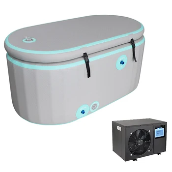 Icebath Ice Bath Cold Plunge Tub With Chiller Inflatable Portable Ice ...