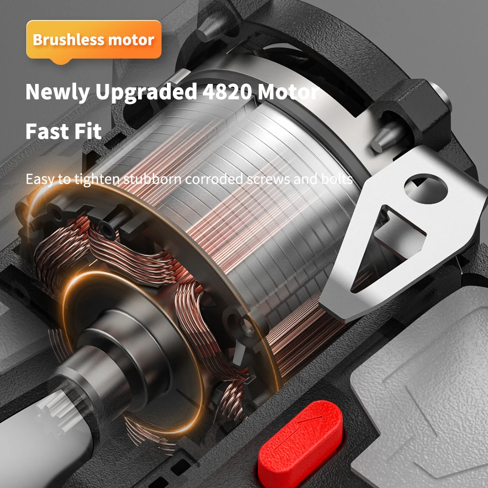 Nanwei Brushless Electric Screwdriver Set Bits Screw Driver For Hand ...