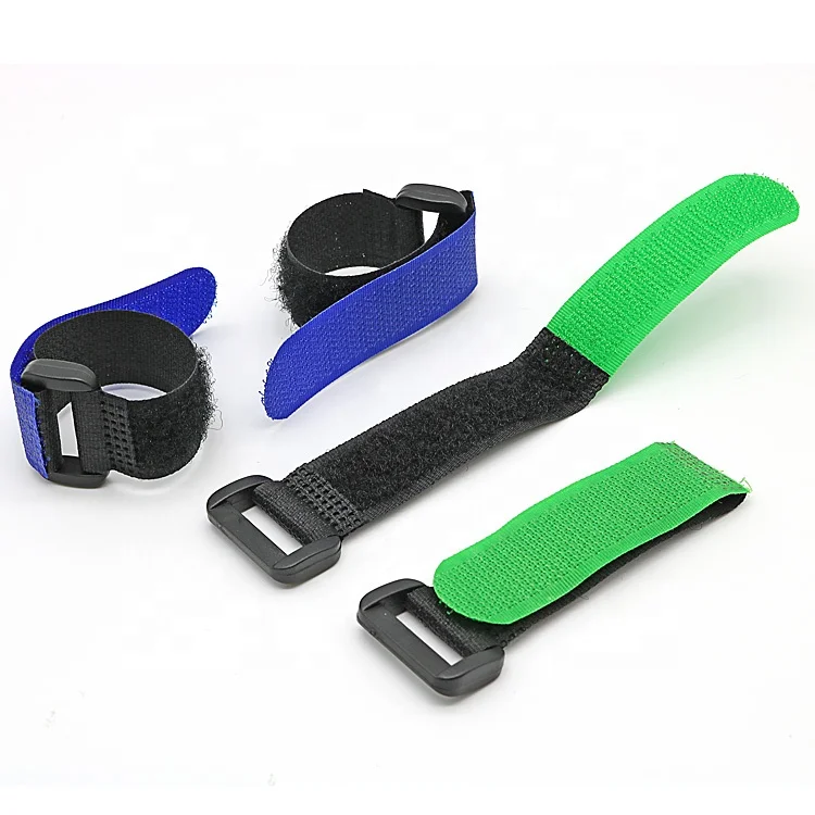 self locking hook and loop strap with buckle carrying book nylon ...