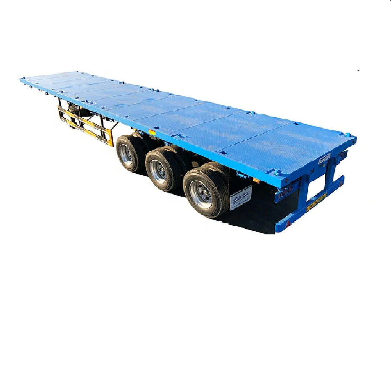 Hot Selling 3 Axles 40 Feet 20ft 40ft Semi-Trailer Flatbed Steel ...