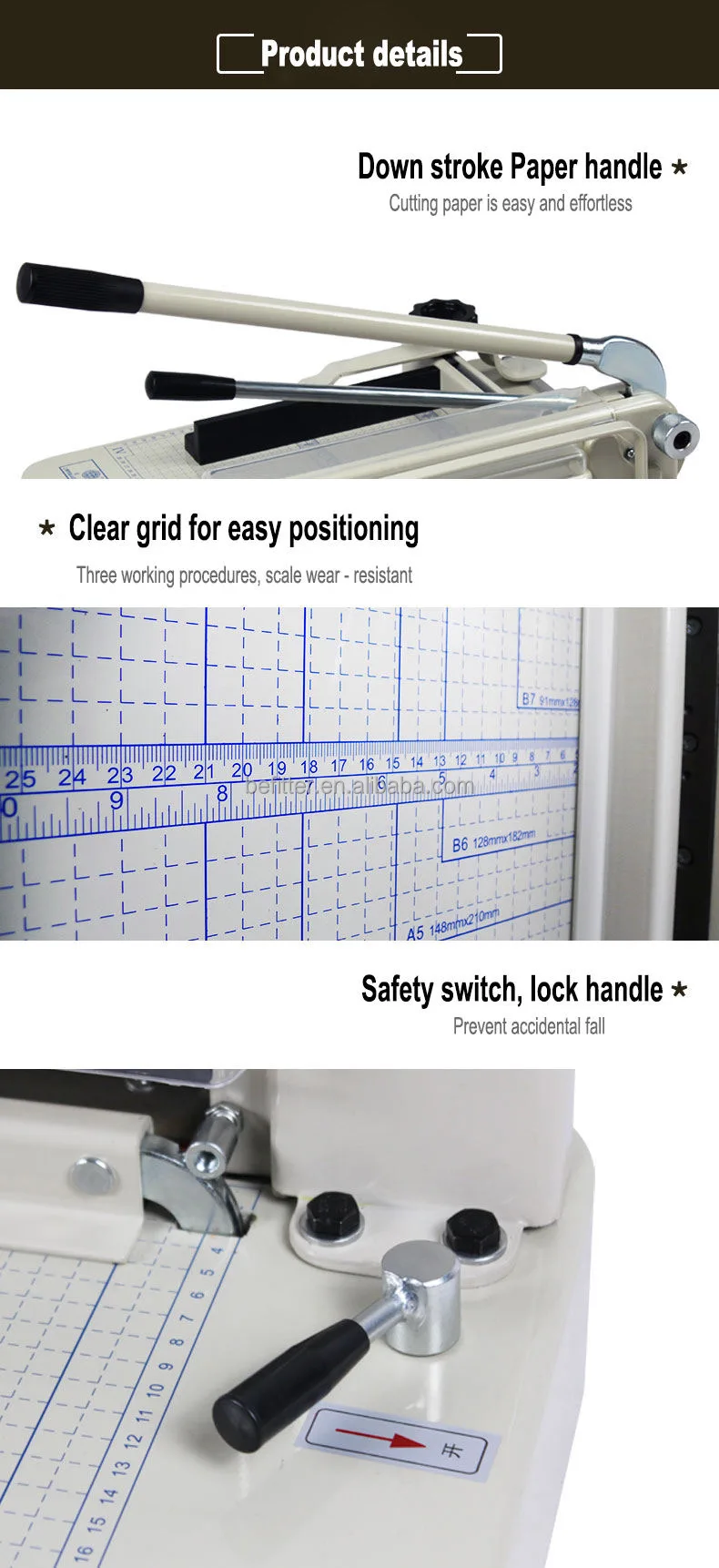868-A4 Paper Cutter Machine - Manual Guillotine Cutting