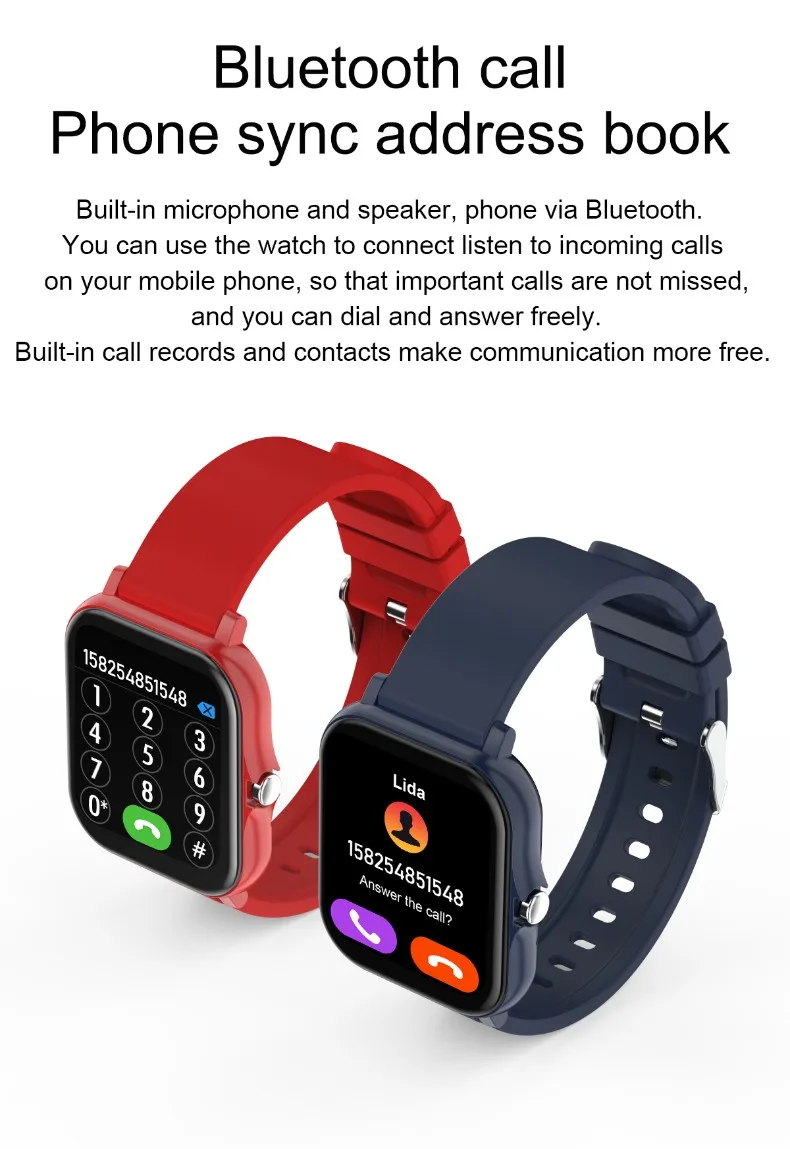 Hot Sale Wireless Charging Running Android Fitness Tracker Blue Tooth ...