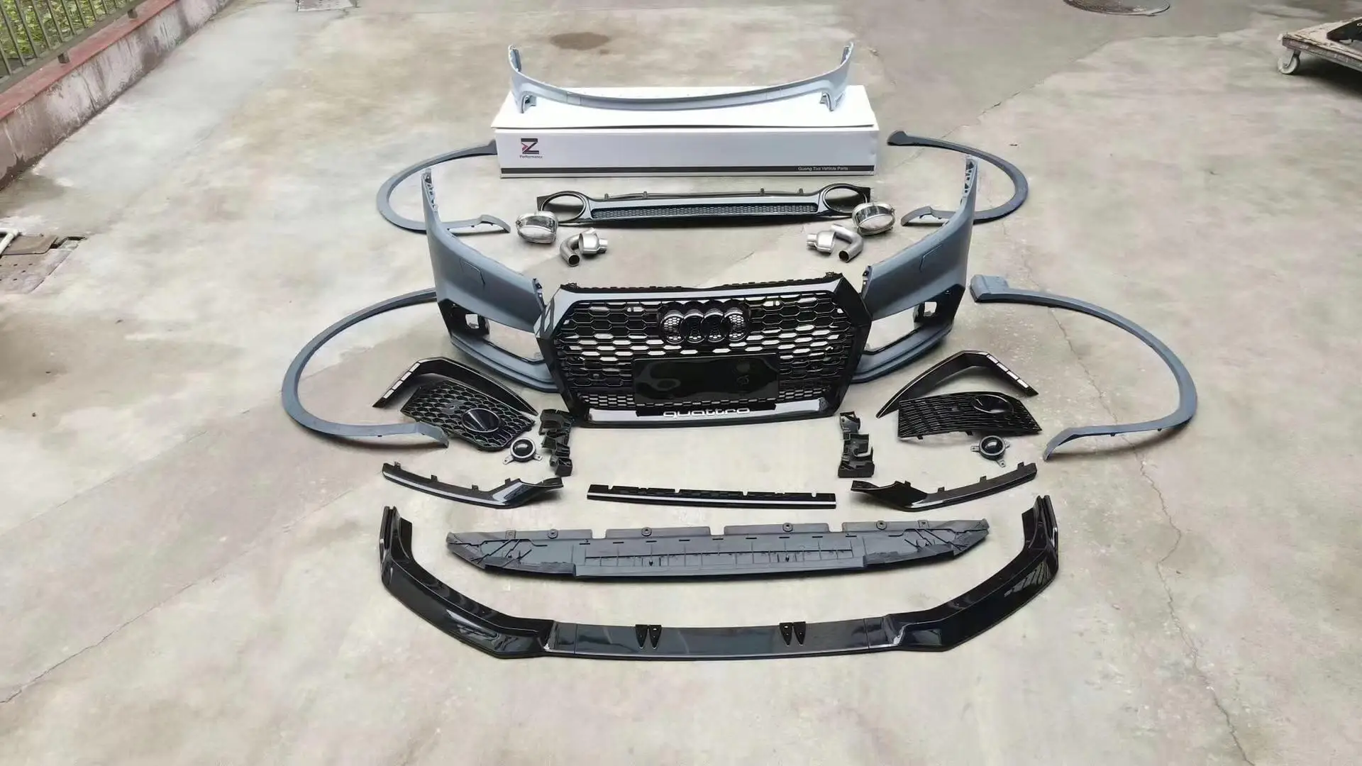 RSQ5 Unpainted Bumper Body Kit for Audi Q5 SQ5 Sedan 2018+