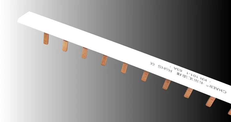 Comb Copper Busbar 1p 63a C45 Pin Type Mcb Tire Busbar Busbar Type ...