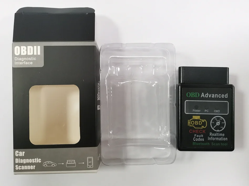 Custom Logo Obd Simulator Elm327 V1.5 Obd2 Adapter Key Programmer Car ...