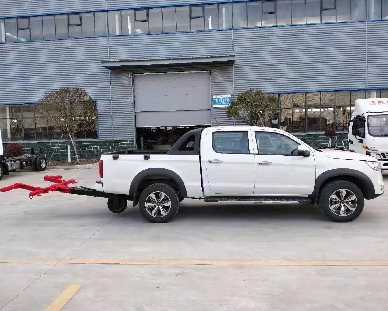 4x4 JAC Pickup Flatbed Rotator Tow Truck - Wrecker Hydraulic Winch