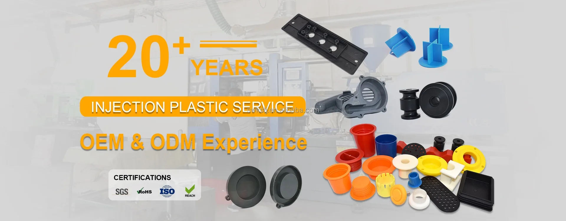 Injection Molding Processing Of Various Plastic Products Open Mold ...