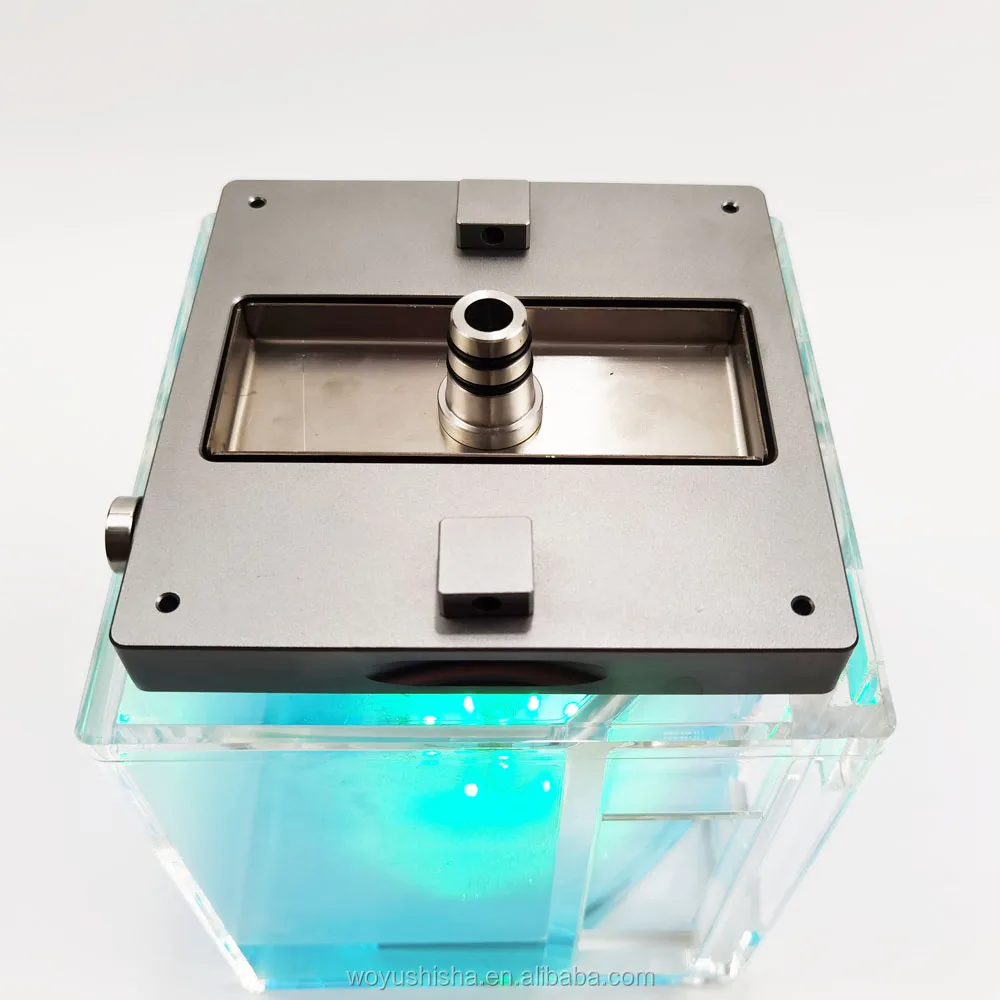 Aluminum Square Hookah Led Single Hookah Hose Hookah Acrylicshisha ...