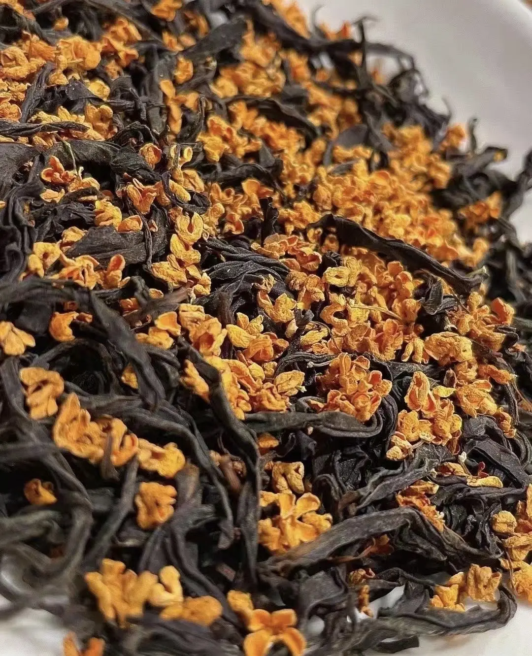 China Premium Blended Flavor Black Tea Sweet Taste Osmanthus Fragrans ...